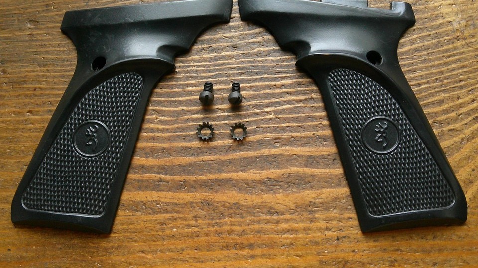 FACTORY OEM BROWNING BUCKMARK RUBBERIZED PISTOL GRIPS W/ Screw | eBay