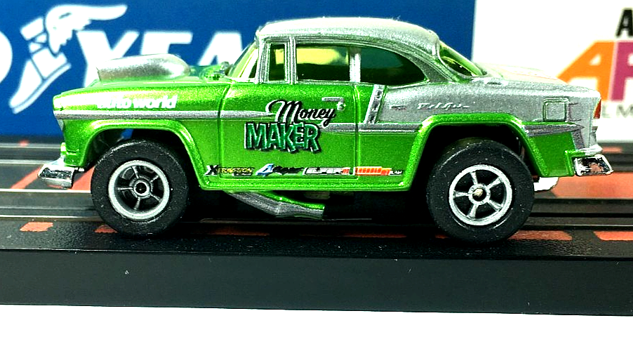 Ho Slot Cars, Green Windows, Chevy Race Car Autoworld Ultra G/ AFX Type ...