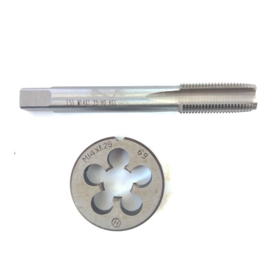 Tap M14×1.25 + 1pc Die M14×1.25 M14 Threaded Metric Right Hand Tap and ...