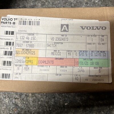 Volvo 23024873 VNL Passenger side window switch | eBay