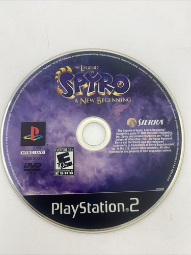 Sony PlayStation 2 PS2 DISC Only TESTED The Legend of Spyro: A New ...