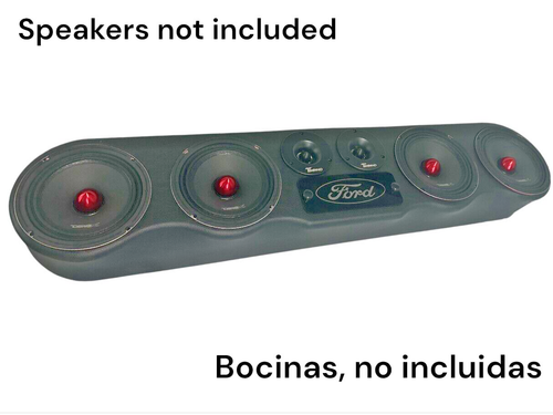 Universal Speaker Panel 4x6.5 - 2 X Tweeters (Wood And Fabric) Roof ...