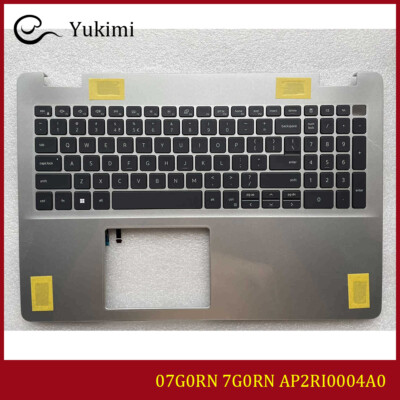 07G0RN AP2RI0004A0 FOR DELL Inspiron 5493 5593 Silver C Shell Keyboard ...