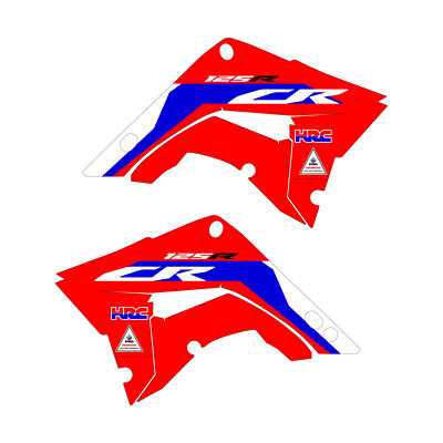 CR125 Polisport Original Restyle Shroud Graphics 21 style art red 2002 ...