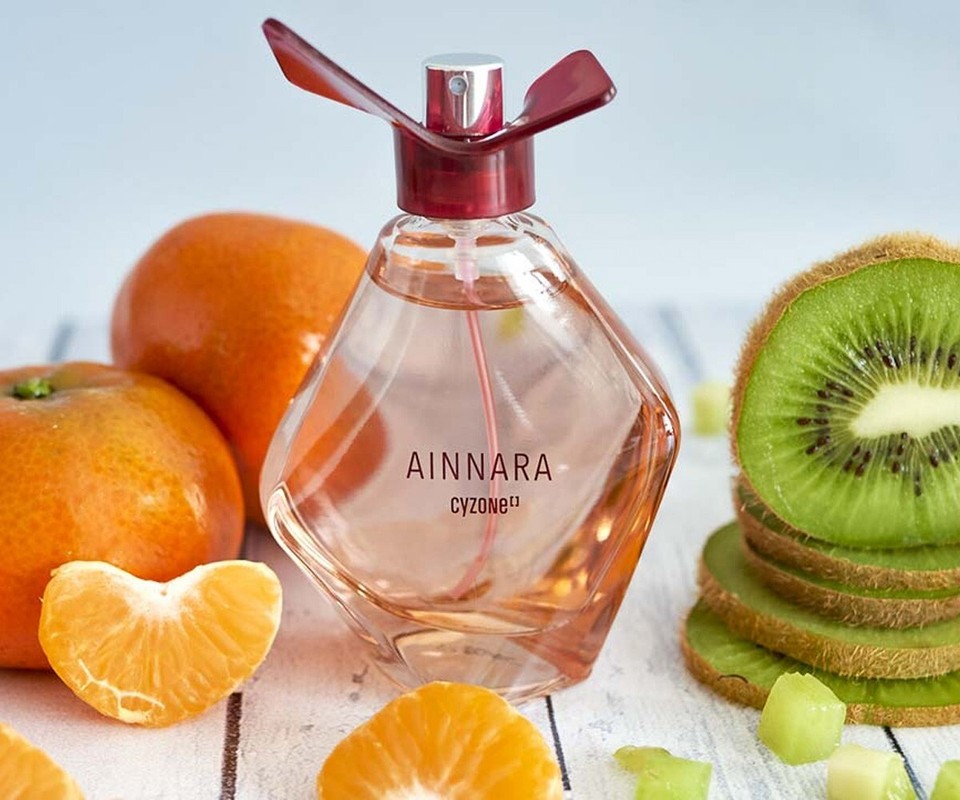 Perfume Ainnara Cyzone Mujer 50ml Floral Kiwi Mandarina Clavel Duradero ...