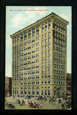 New York City NY postcard National Bank of Commerce Vintage | eBay