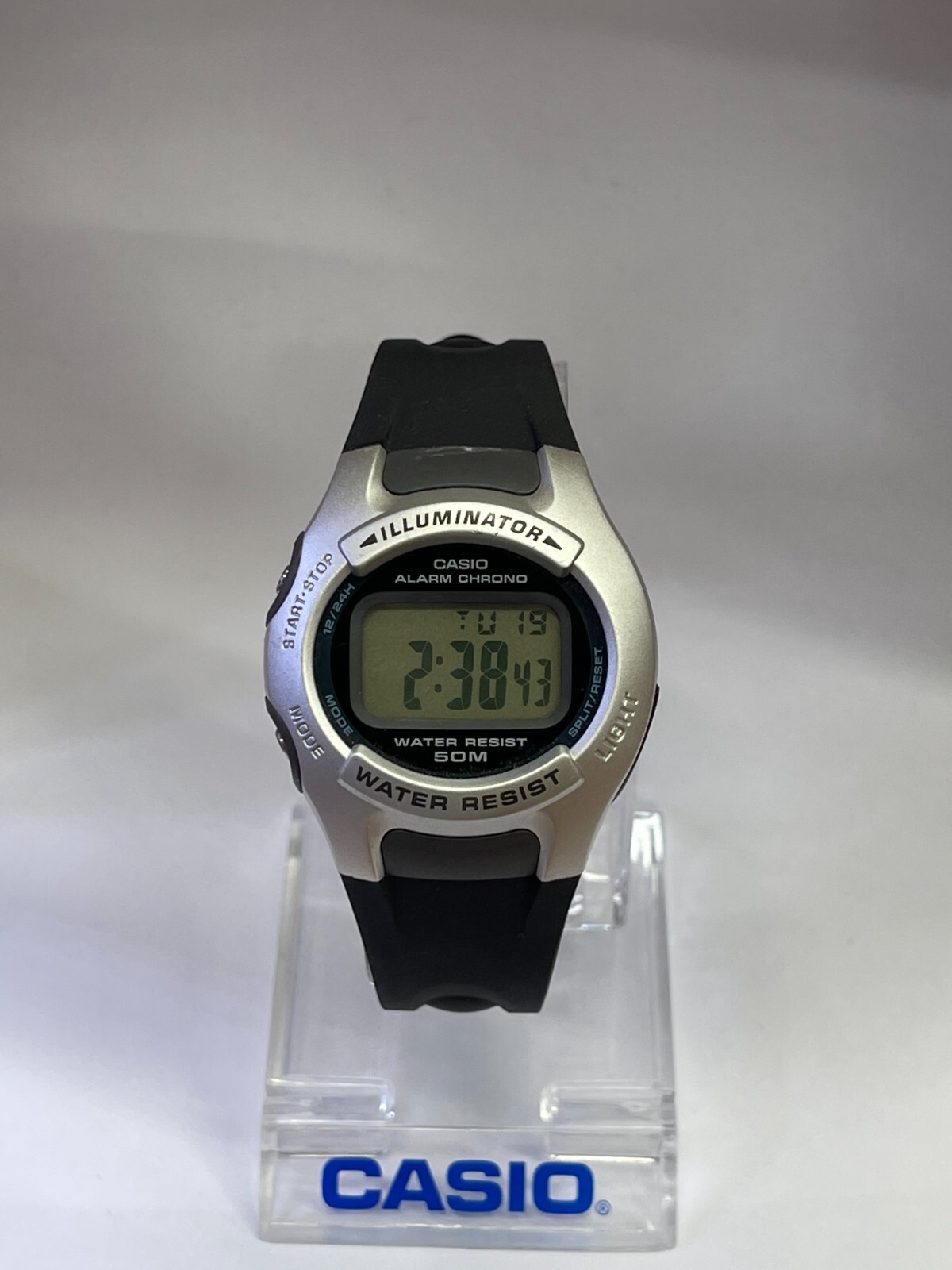 Pre-Owned Casio W-42H-1A Original Watch Digital Stopwatch Alarm 50M WR ...