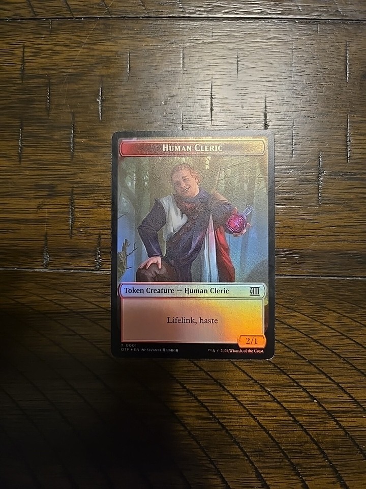 MTG - Mercenary/Human Cleric Token (Foil) - Outlaws of Thunder Junction ...