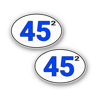 TRUMP 2nd term 2020 Political Bumper Stickers Oval Decals Blue and ...