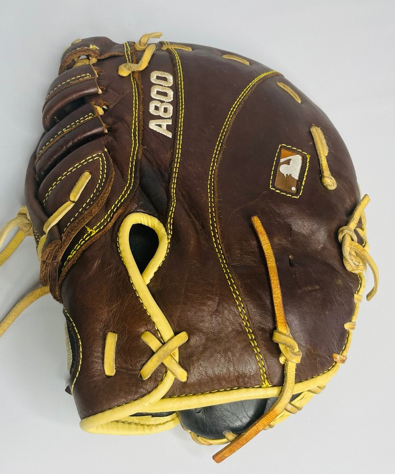 Wilson Mitt A800 Showtime 12” Baseball Glove Brown A08LB16BM12 | eBay