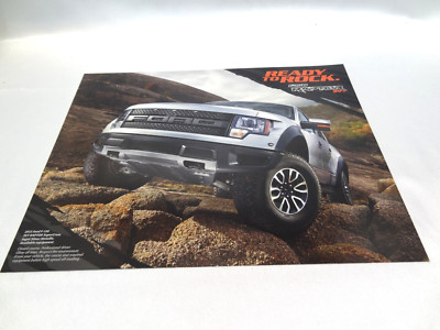 2012 FORD F150 SVT RAPTOR TRUCK DEALERSHIP PROMO SALES BROCHURE FLYER 8 ...