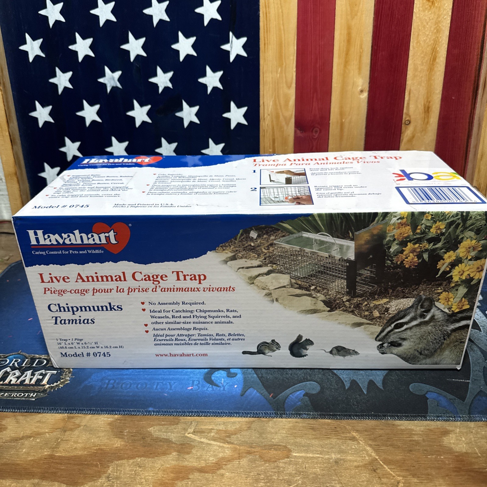 Havahart Live Animal Cage Trap - Model 1025 - Small Rodent Cage | eBay