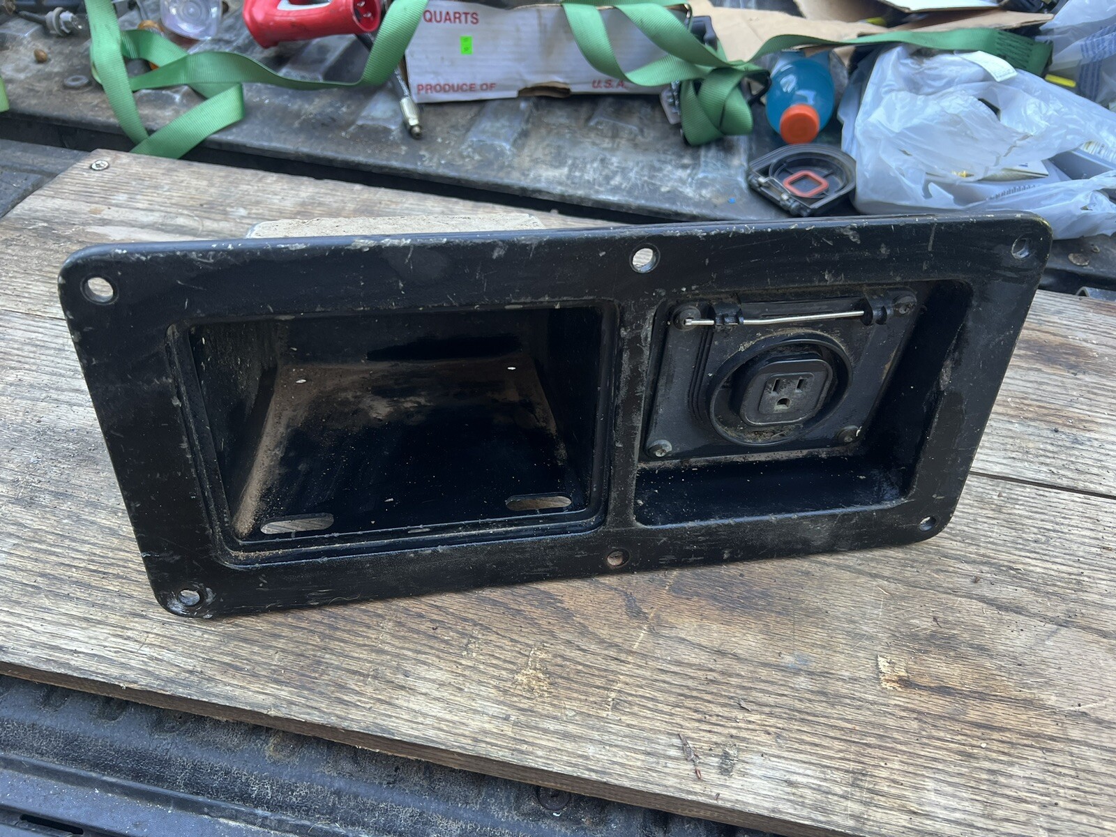 2005-2015 Toyota Tacoma Truck Bed Power Box Outlet Plug In Deck Bin ...