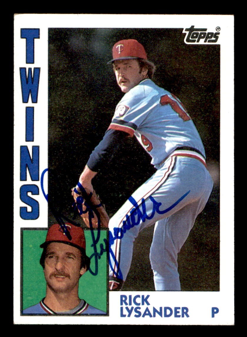 1984 Topps Baseball #639 Rick Lysander Signed Autograph (No COA) *e2 | eBay