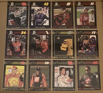2008 Press Pass Premium/Stealth NASCAR (12) Card COMPLETE WAL-MART Set ...