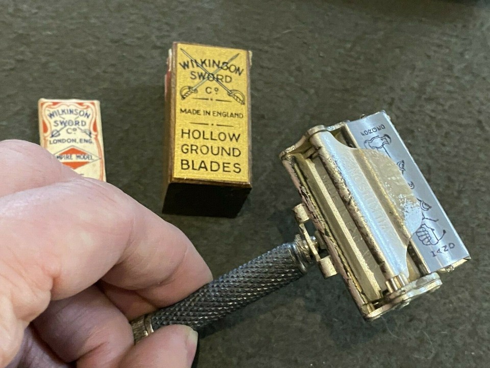 Antique BEAUTIFUL CASED WILKINSON EMPIRE MODEL SAFETY RAZOR ! | eBay