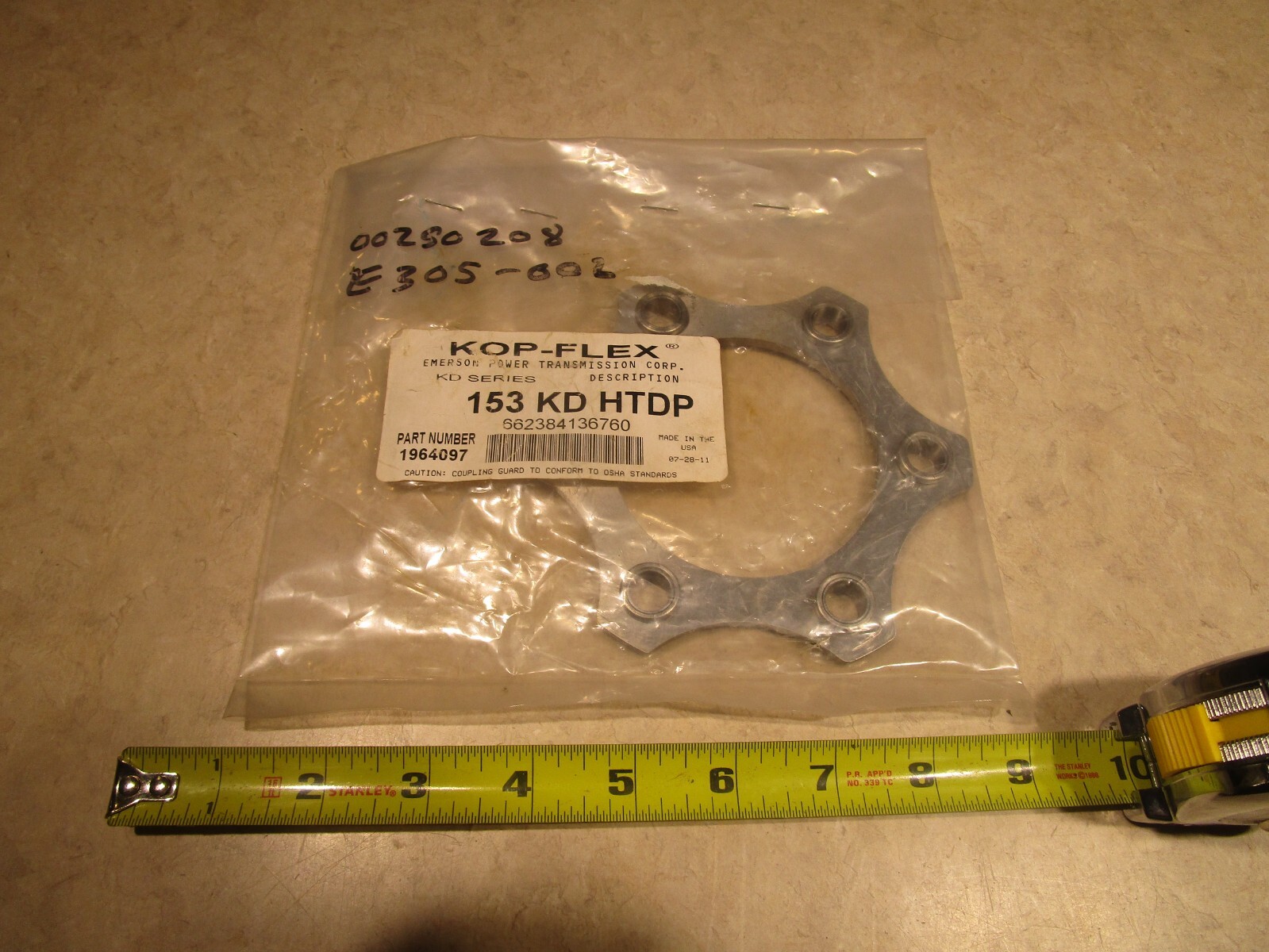 KOP-FLEX 153 KD HTDP DISC COUPLING HIGH TORQUE DISC PACK ASSEMBLY ...