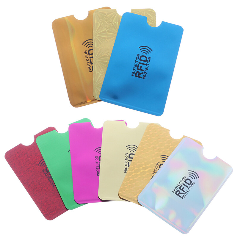 10Pcs Mixed RFID Bank Card Case Protection Shielding NFC Anti-Theft ...