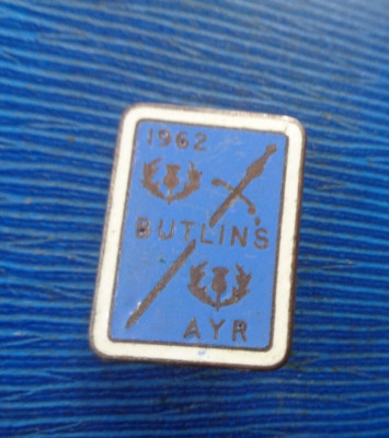 Butlin / Butlins Badge - Ayr 1962 - J.R. Gaunt London | eBay