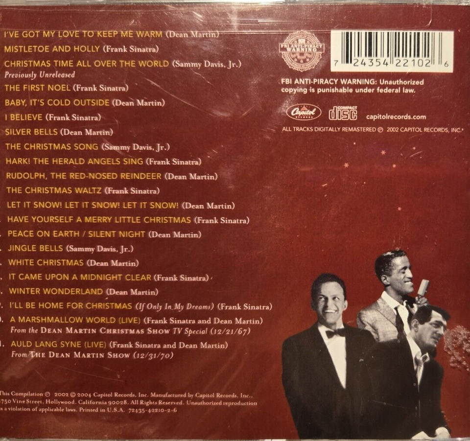 Christmas with The Rat Pack : Various Artist - Audio CD Sealed ...