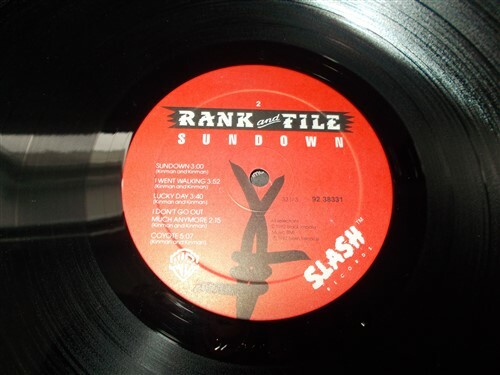 Rank And File . Sundown Slash Warner Bros. Record LP | eBay