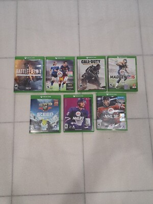 Lot of 7 CDs games for Microsoft XBOX ONE UNTESTED. Details | eBay