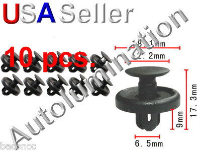 Engine Splash Shield Fender Liner Bumper Push Type Retainer Clip GM ...