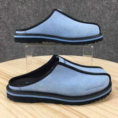 Damani Dada Shoes Womens 7 Mule Blue Suede Slip On Casual Comfort ...