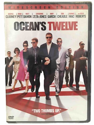 Ocean's Twelve (DVD, 2004, Widescreen Ed) Clooney/Pitt/Damon! Brand New ...