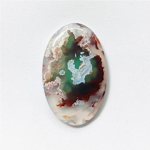 Aqua Chalcedony Stone Natural Cabochon Loose Gemstone Jewelry 44 Ct ME ...