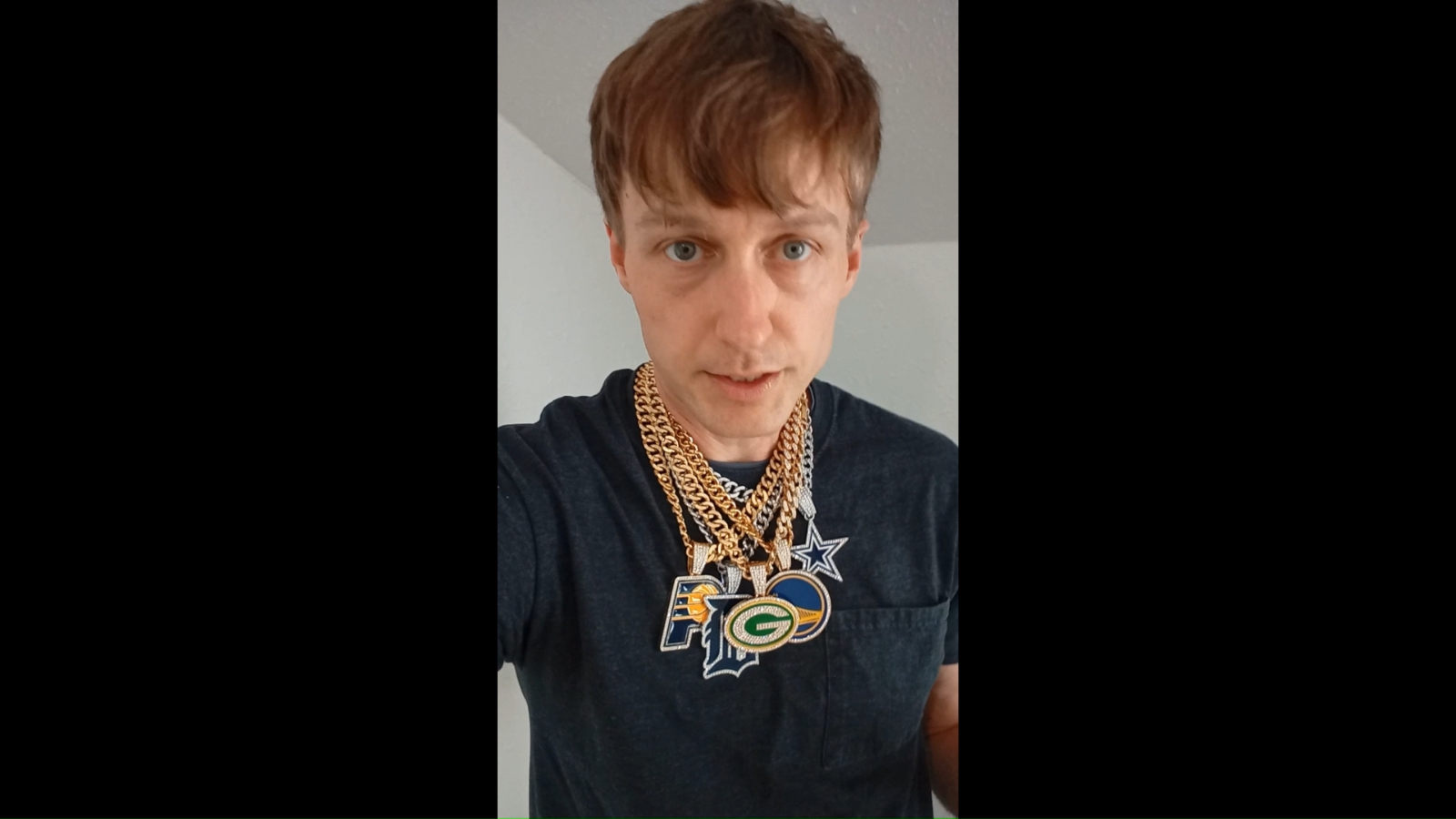 NEW YORK KNICKS GEM NECKLACE Gold Bling Basketball Hip Hop Pendant & 28 ...