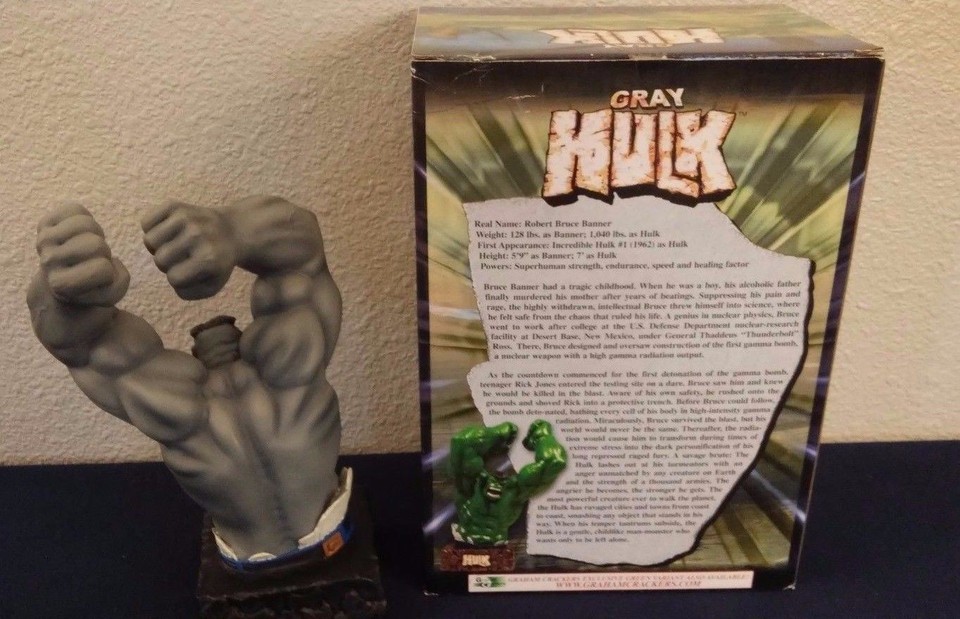 Dynamic Forces Grey Hulk Bust | eBay
