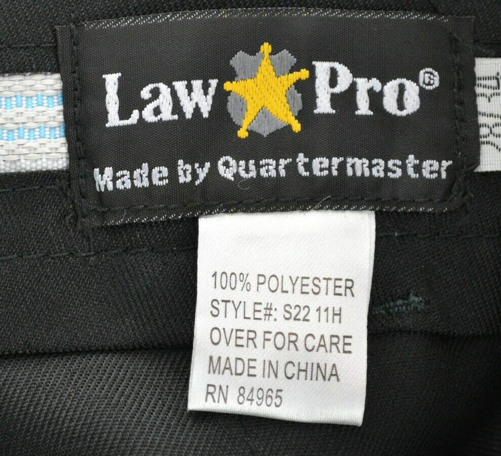 Law Pro Quartermaster Polyester Fine Line Uniform Trouser Gray Men's ...