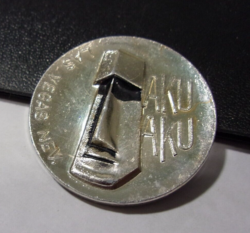 STARDUST CASINO AKU AKU GOOD LUCK TOKEN RUB MY NOSE! (VTG) Las Vegas ...