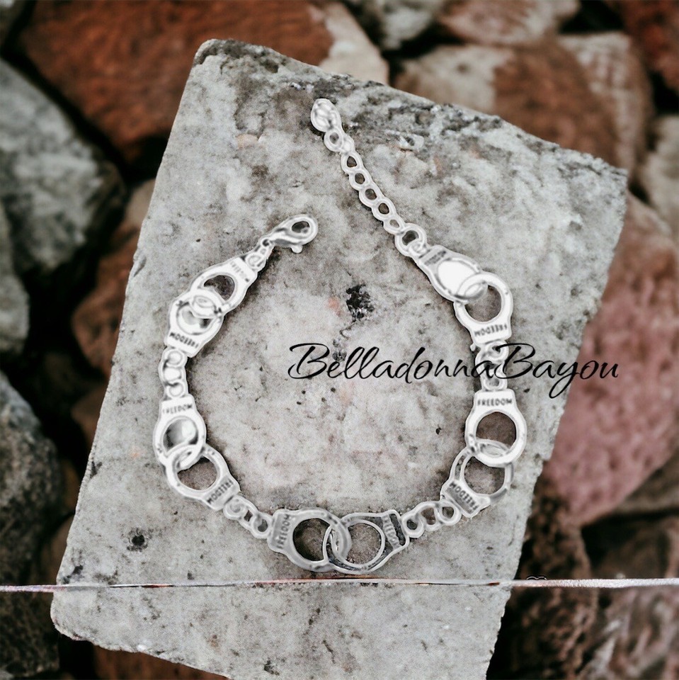 Stainless Steel Handcuff Bracelet, Handcuff Jewelry, Novelty Jewelry ...