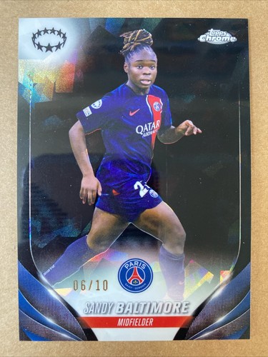 SANDY BALTIMORE 2023-24 Topps Chrome Sapphire Women's UCL BLACK #06/10 ...