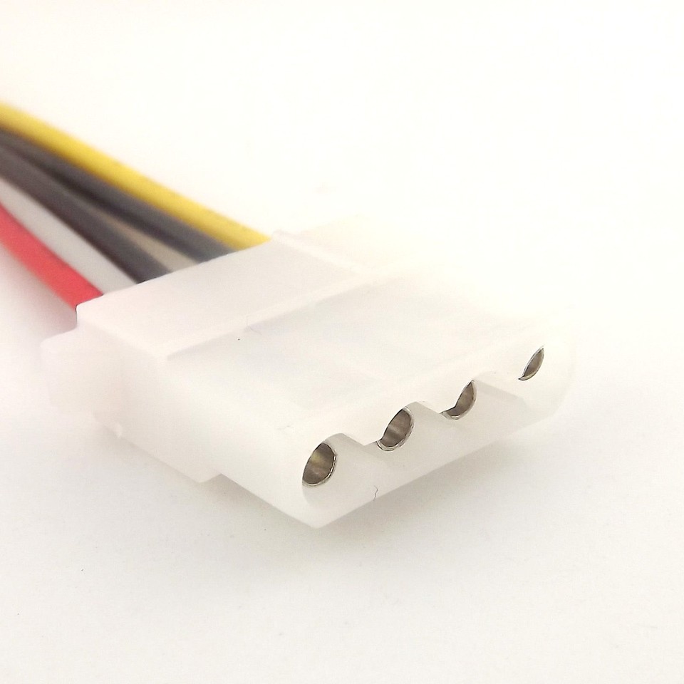 Power Extension Cable 4 pin LP4 Molex Female to Female Adapter ...