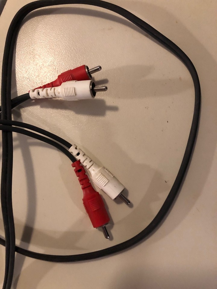 Video Television Cable. Red White AWM 2562 VW-1 300v. 11' 5" | eBay