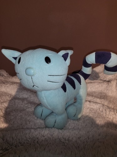 Vintage Plush Cat Bob The Builder Pilchard Cat Blue Soft Plush Toy | eBay