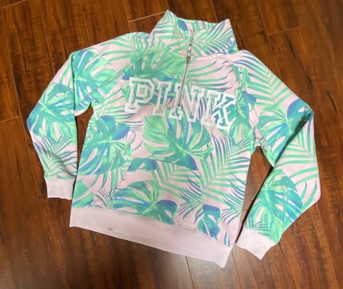 Victoria's Secret PINK Tropical Palm Tree Leaves Quar… - Gem