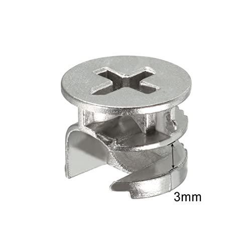 10 Pcs Furniture Cam Lock Nut Connectors Fittings 15x12mm for Cabinet ...
