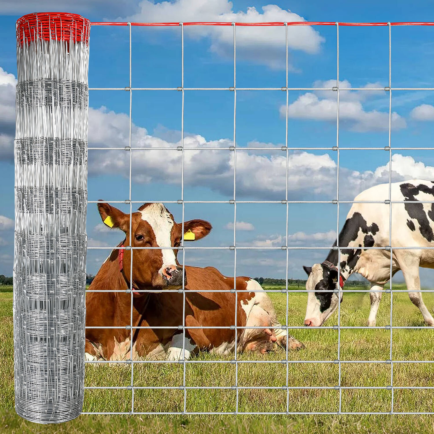 Thickened Filed Fence Farm Fence Deer Fence Goat Fence Cattle Fence 4FT ...