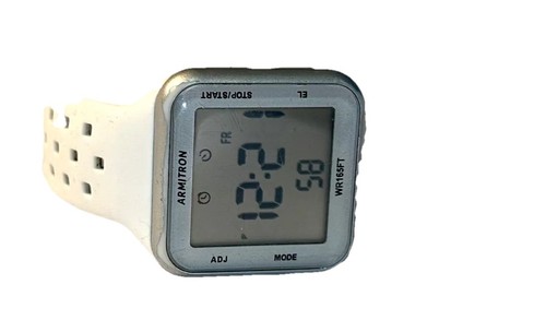 Armitron Square Alarm Chrono Gray Pink Digital Watch 40/8417 F4 , New ...