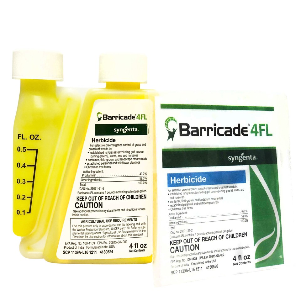 Barricade 4FL Pre-Emergent 4 oz. Prodiamine Prevents Weeds - NOT FOR ...