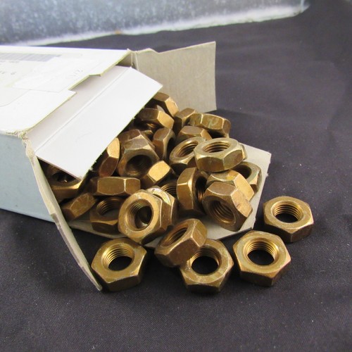 10 pcs, 3/8-24 Plain (Thin) Hex Nut, Fine Thread, MS35650-3382, 5310-00 ...