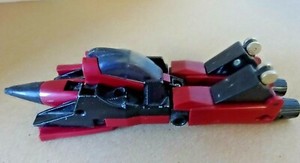 1983 Hasbro/Takara G1 Dirge Decepticon Maroon Jet Transformer Robot ...