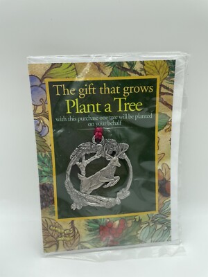 Vintage Deer/Buck Wildlife Pewter Plant A Tree Seagull Pewter hanging ...