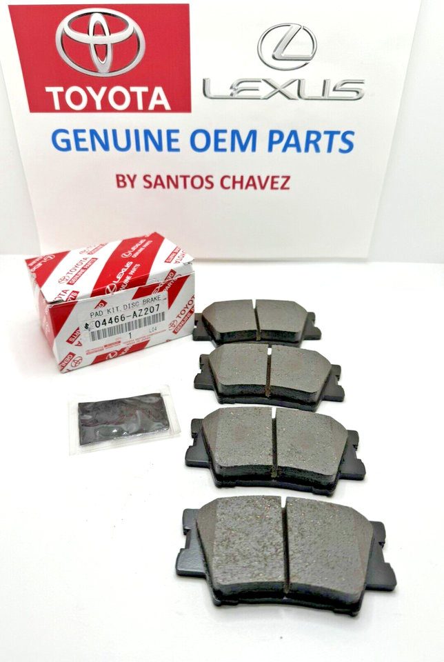 2006-2018 Toyota RAV4 Rear Brake CERAMIC Pads GENUINE OEM PART 04466 ...
