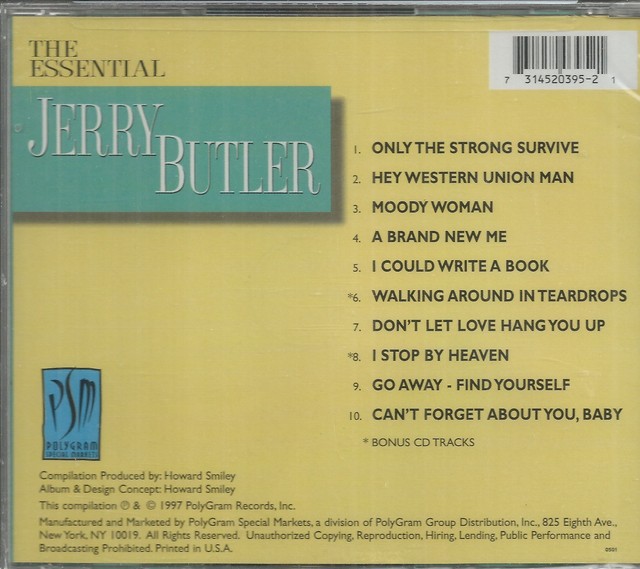 The Essential Jerry Butler [Polygram] by Jerry Butler (CD, Apr-1997 ...