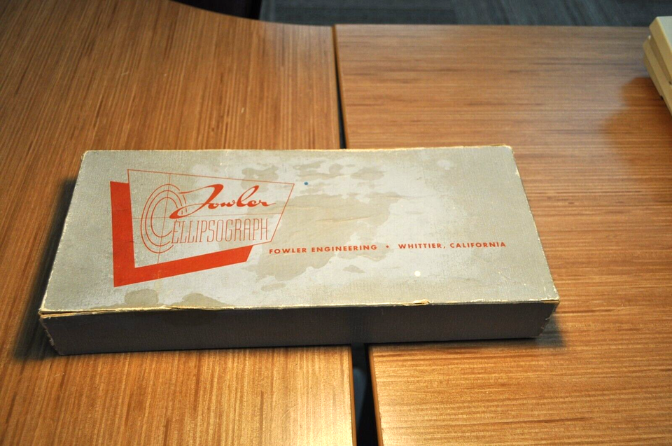 Vintage Fowler Engineering Ellipsograph Ellipse Drawing Tool ~ Circa ...